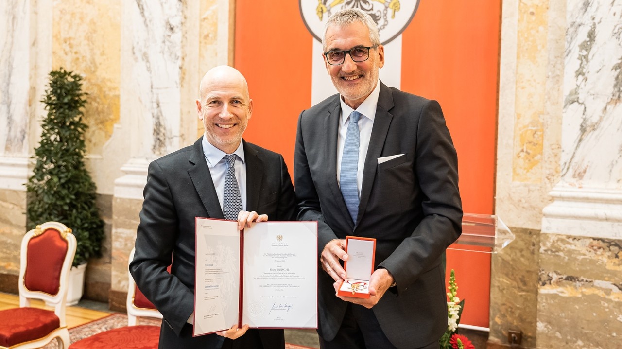 Hohe Auszeichnung für Franz Reischl